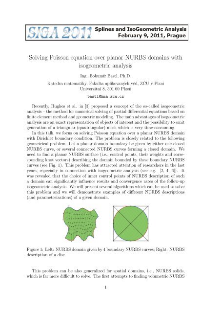 Solving Poisson Equation Over Planar Nurbs Domains With