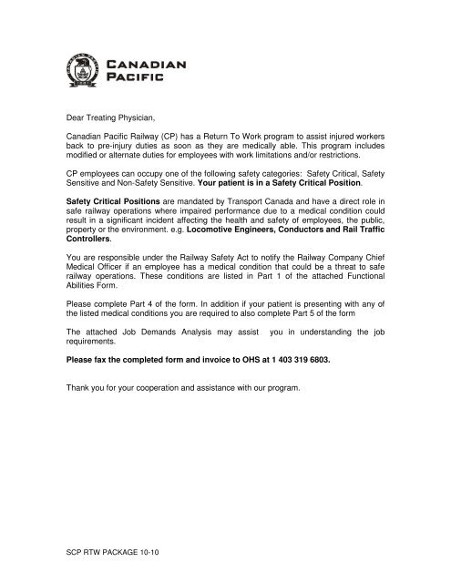 Functional Abilities Form