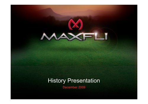 Maxfli History