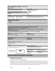 Supplier Declaration of Conformity (SDoC) - HPM