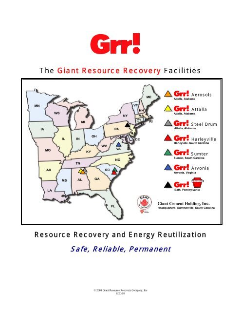 Giant Cement Holding, Inc - Grr!