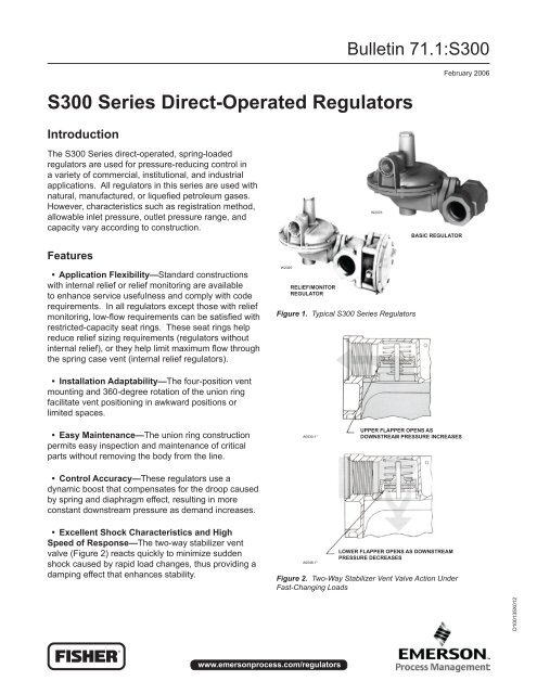 S300 Series Direct-Operated Regulators - Control Southern Inc.