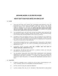 Stenhoj, Multiflex 230-450 - Mohawk Lifts