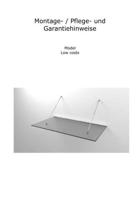 Anleitung Lowcosts - Pingot.de