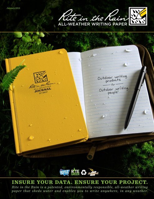 Product Catalog without prices (PDF - 24mb) - Rite in the Rain