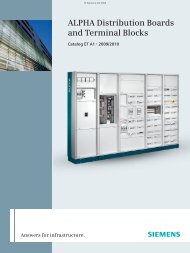 SIVACON Power Distribution Boards, Busway Systems and Cubicle ...