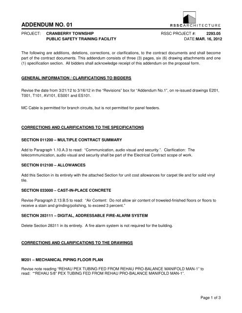 ADDENDUM NO. 01 - Accu-Copy