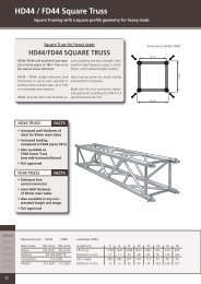 HD34 / FD34 Square Truss - Eurotruss
