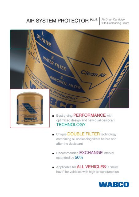 AIR SYSTEM PROTECTOR PLUS