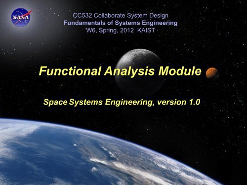 Functional Analysis Module Systems Modeling Simulation Lab