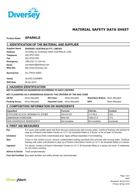 Diversey - Sparkle - msds - April 2015.pdf
