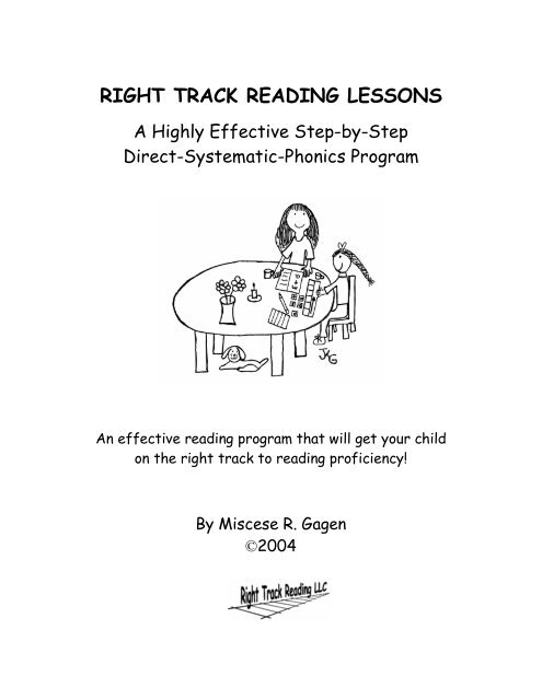 RIGHT TRACK READING LESSONS