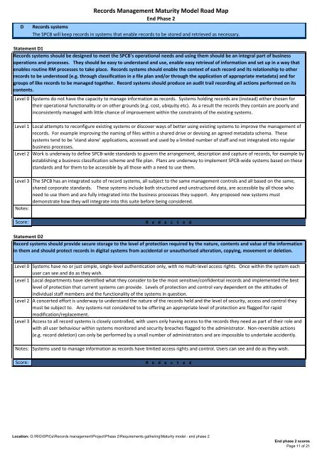 CRecords Management Matur