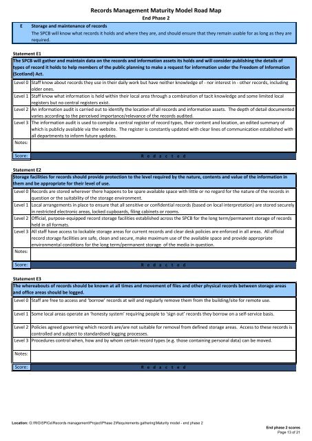 DRecords Management Matur