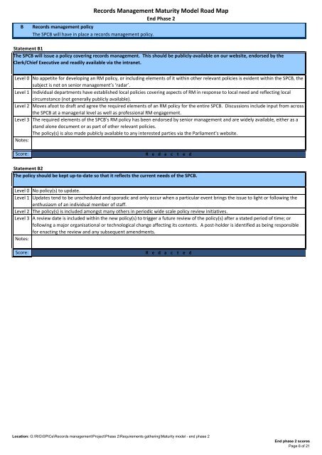 BRecords Management Matur