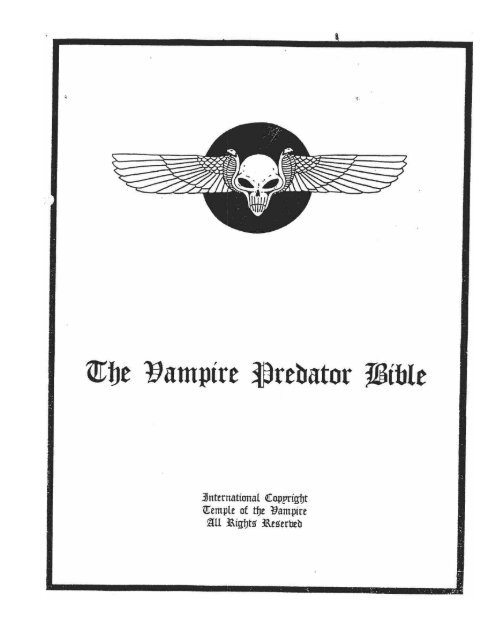 2 The Vampire Predator Bible.pdf - End Time Deception