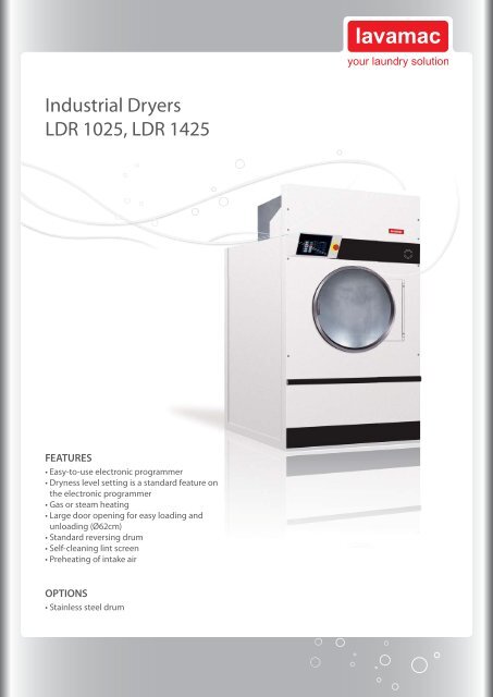 Lavamac LS 55KG + 77kg Dryer - Laundry Equipment