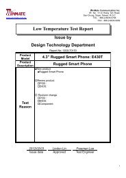 Dry Heat Test Report - Winmate Communication INC