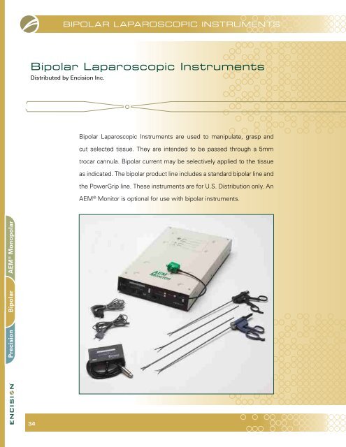 Bipolar Laparoscopic Instruments - Encision