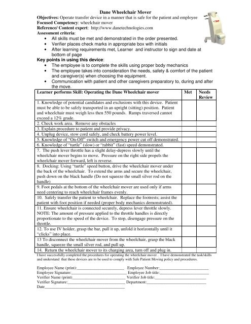 Dane Wheelchair MoverObje