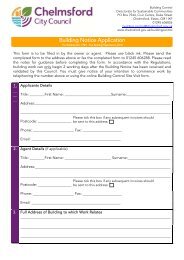 Building Regulations Building Notice Application Form - Elmbridge ...