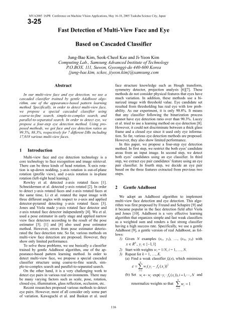 Fast Detection Of Multi View Face And Eye Based On Cascaded