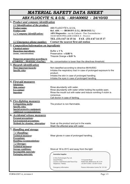 abx fluocyte 1l & 0.5l