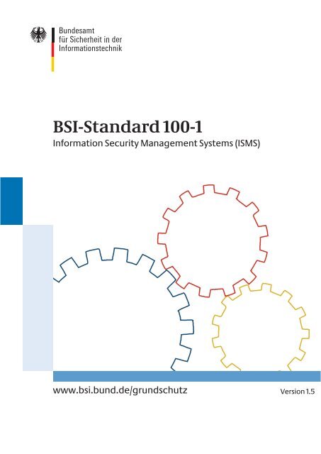 BSI-Standard 100-1 - Information Security Management Systems ...