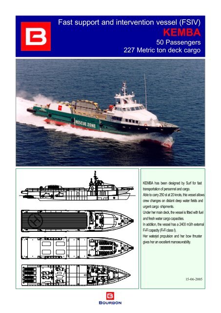 Fast support and intervention vessel (FSIV) - Bourbon