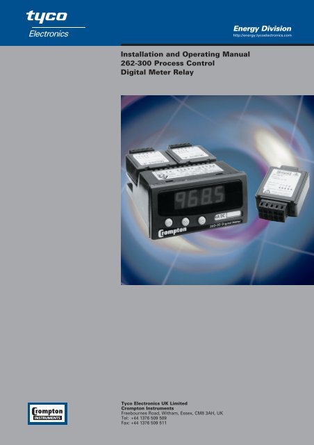 Digital Meter Relay 262-300 Process Control - Crompton Instruments