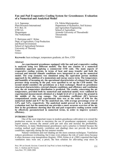 Fan and pad system greenhouse - mysocialgagas