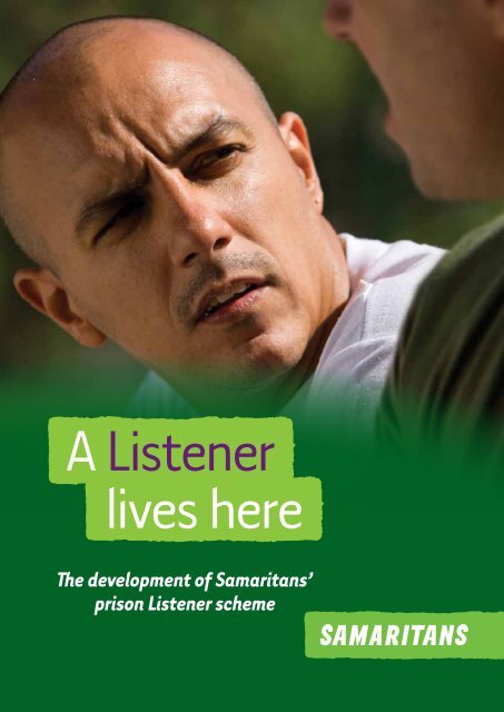 The development of Samaritans' prison Listener scheme