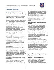 Eighth Army Command Policy Letter #18, Sponsorship Program