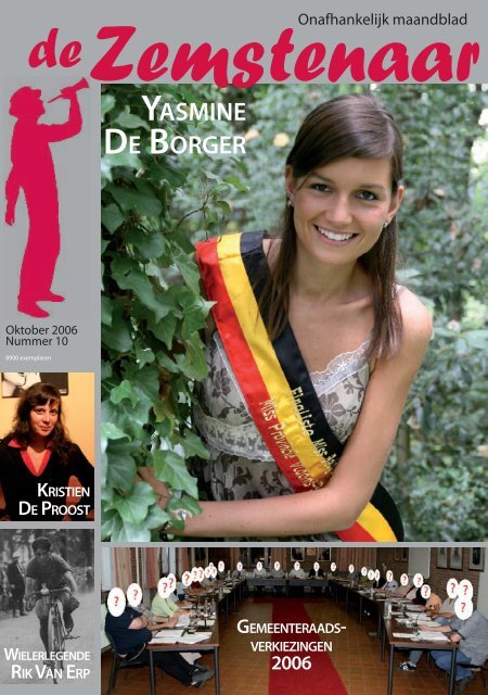 YASMINE DE BORGER - De Zemstenaar