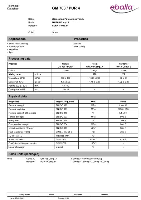 GM 708 / PUR 4 - Ebalta