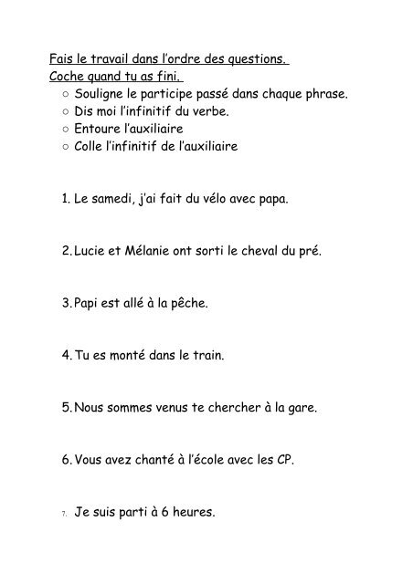 infinitif er ou ez