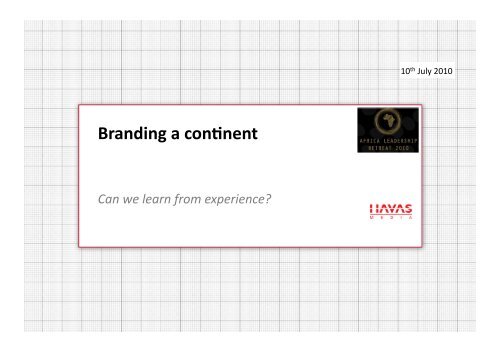 Case study on branding Dubai