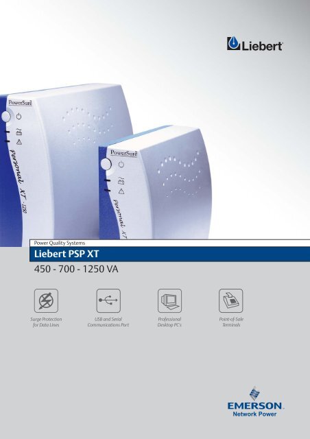 Liebert PSP XT 450 - 700 - 1250 VA - Connex Telecom