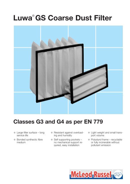 Luwa GS Coarse Dust Filter