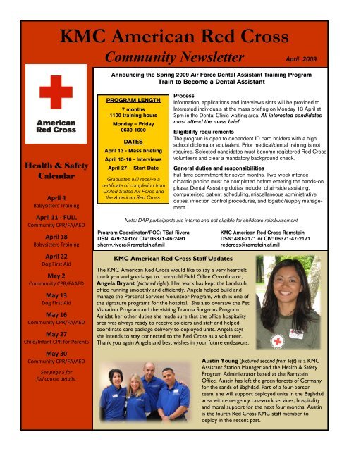 Community Newsletter - KMC Red Cross - American Red Cross