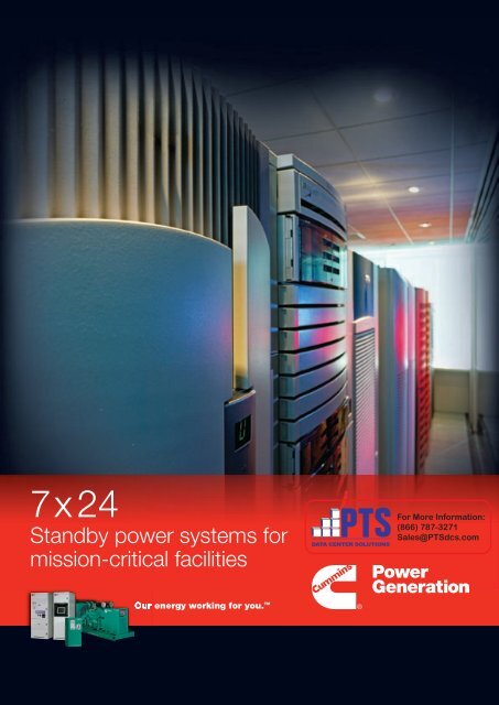 Cummins Mission Critical Generator Brochure - PTS Data Center ...