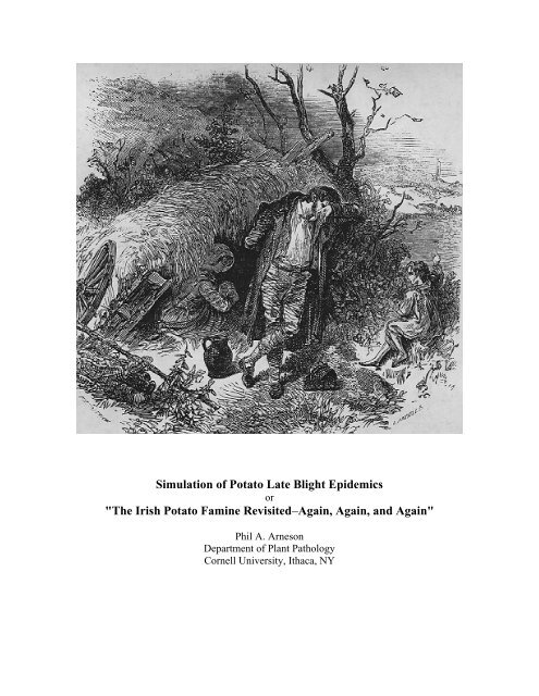 Simulation of Potato Late Blight Epidemics "The Irish Potato Famine ...