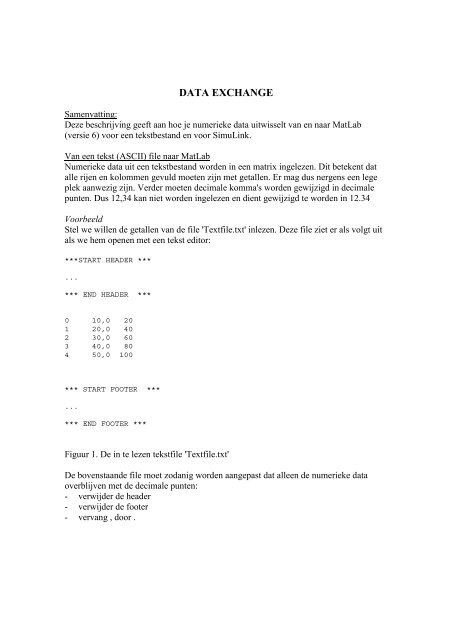 MATLAB / SIMULINK TOOLS MATLAB / SIMULINK TOOLS