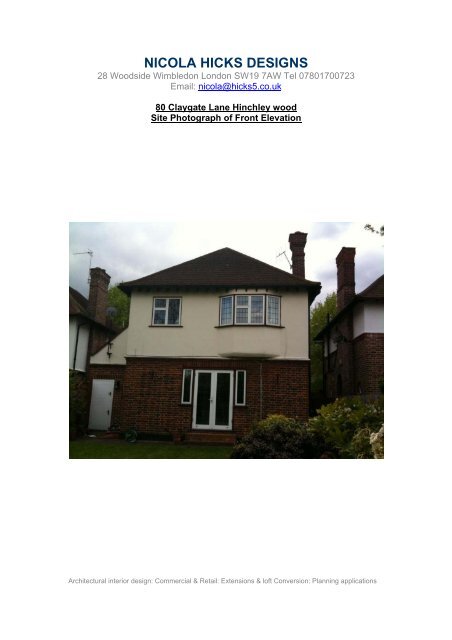 NICOLA HICKS DESIGNS