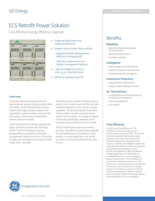ECS Retrofit Power Solution - Lineage Power