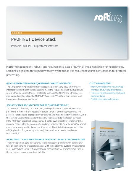 PROFINET Device Stack