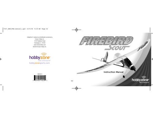Firebird Scout Manual - HobbyZone