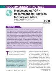 Recommended Standards of Practice for Skin Prep of the Surgical ...