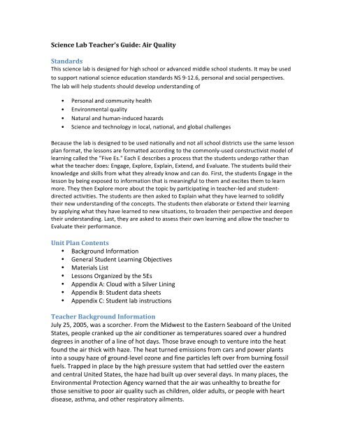 Nasa Science Lesson Plans