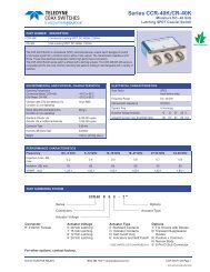CCR-39S SP8T LATCHING - SHORT1.indd - Teledyne Coax Switches